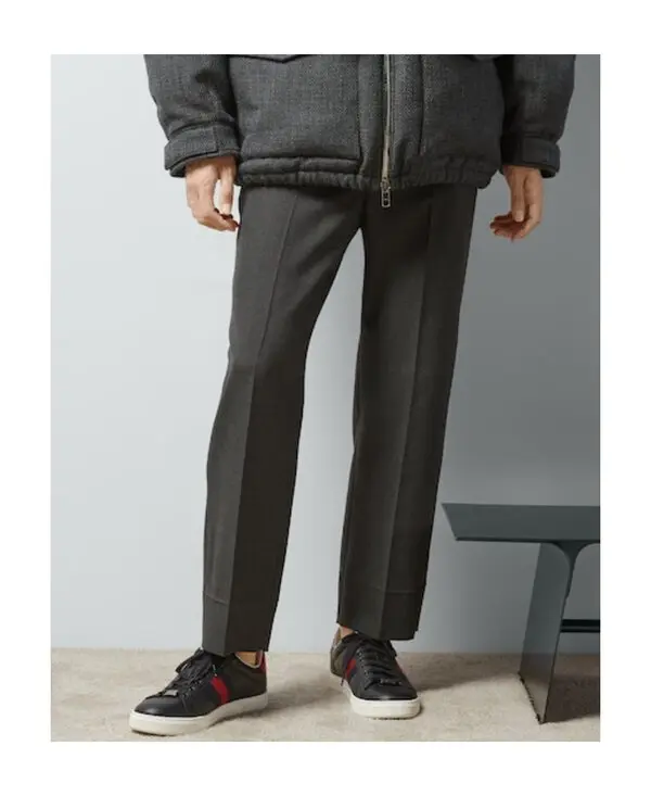 Gucci Twill Web Detailed Trousers