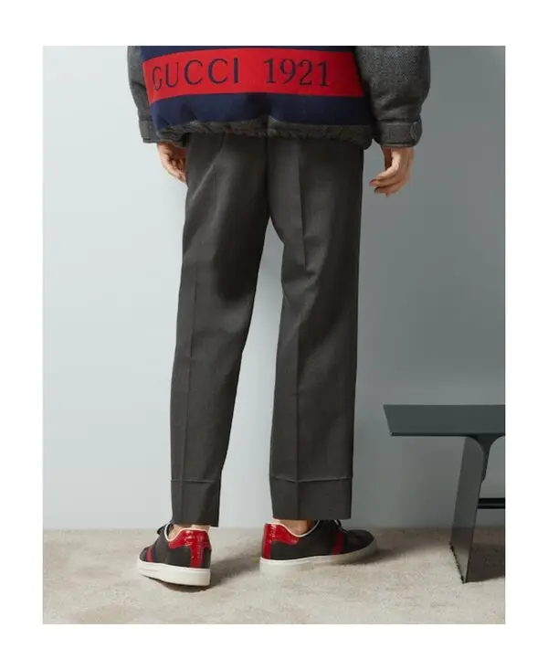 Gucci Twill Web Detailed Trousers