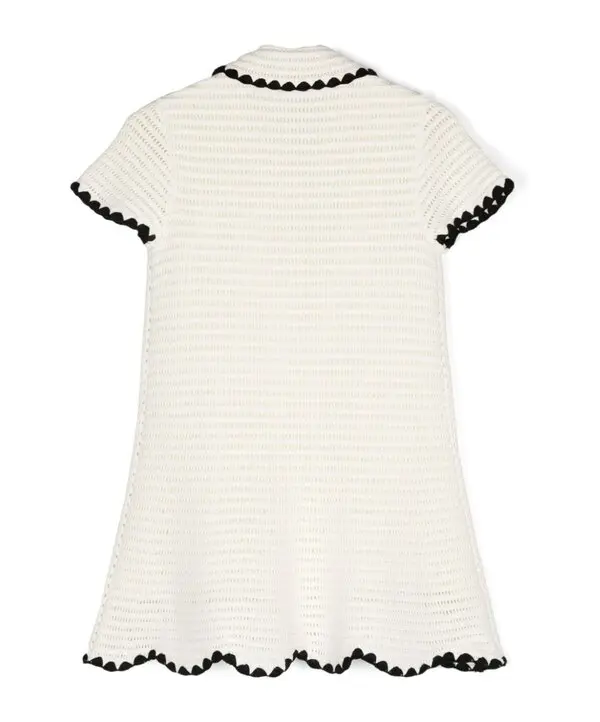 SELF-PORTRAIT Crochet Mini Dress