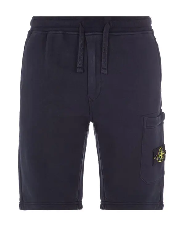 Stone Island Compass Logo-patch Cotton Track Shorts