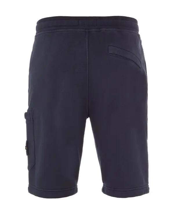 Stone Island Compass Logo-patch Cotton Track Shorts