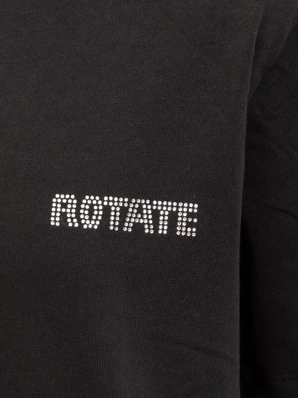 ROTATE BY BIRGER CHRISTENSEN Logo Print Organic Cotton T-shirt