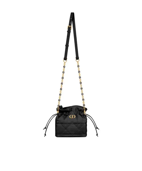 Dior Miss Caro Mini Bucket Bag With Drawstring