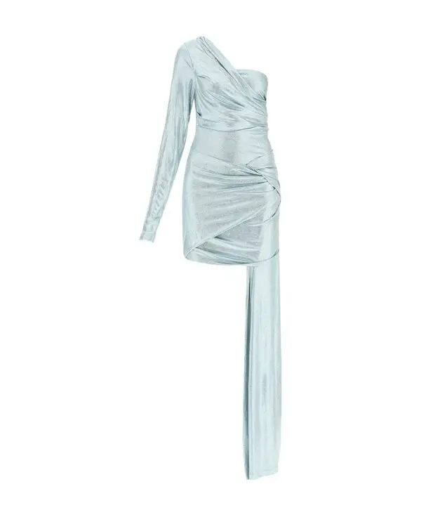 Off-White Asymmetric One-sleeved Dress