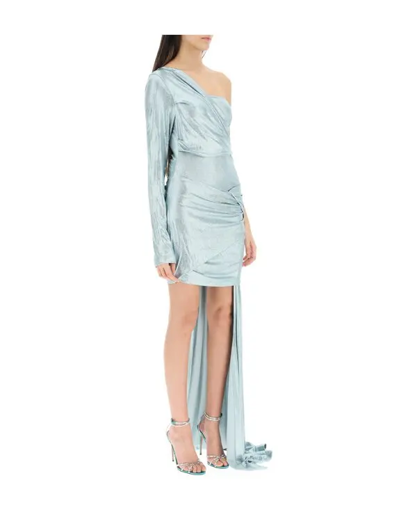 Off-White Asymmetric One-sleeved Dress