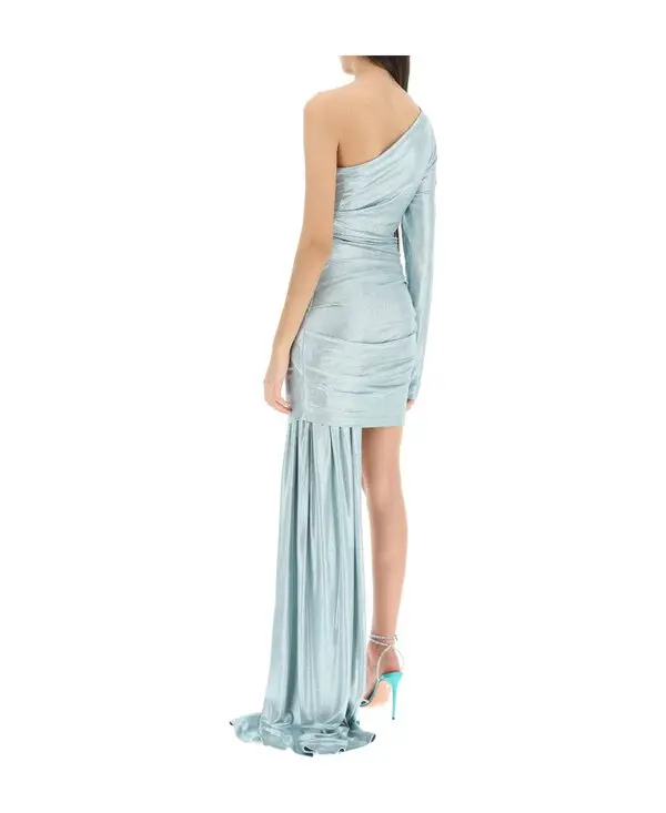 Off-White Asymmetric One-sleeved Dress