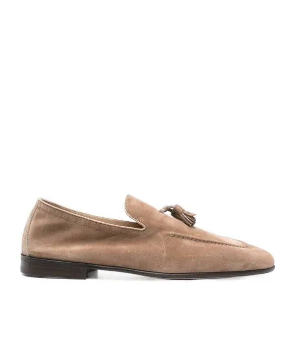 Brunello Cucinelli Fringed Slip-on Loafers