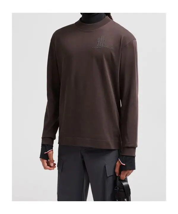 Moncler Logo Detailed Long-sleeved T-shirt