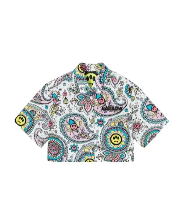 BARROW Paisley-print Short-sleeved Shirt - Multicolor