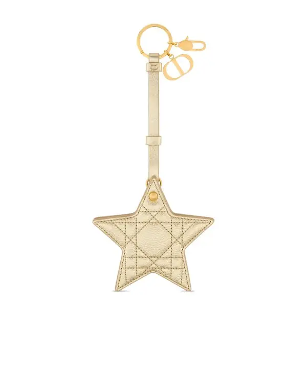 Dior Star Keyring With Mirror - Nude