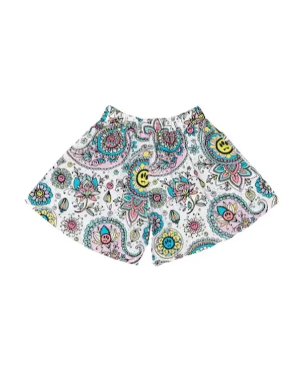 BARROW Paisley-print Elasticated Shorts