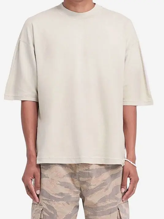 REPRESENT Seam-detail T-shirt - Oat