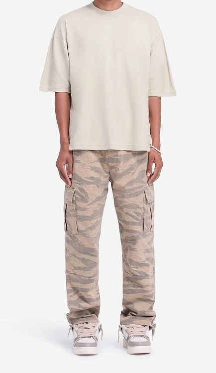 REPRESENT Seam-detail T-shirt - Oat