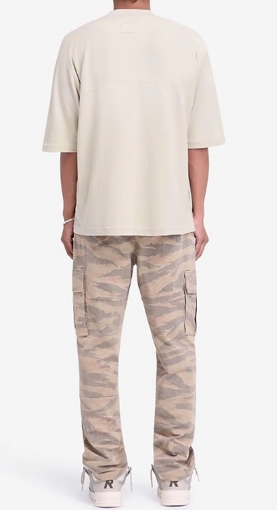 REPRESENT Seam-detail T-shirt - Oat