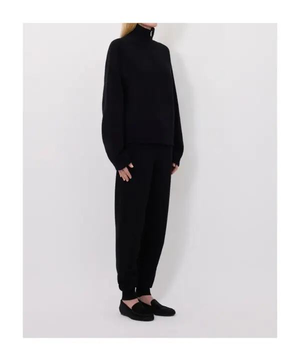 Loulou De Saison Dries Zip-front Sweater - Black