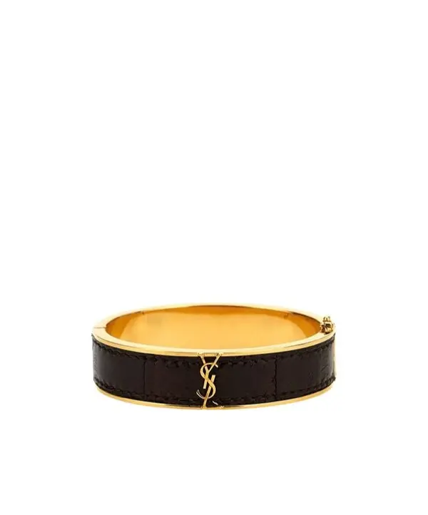 Saint Laurent Cassandre Plaque Bracelet
