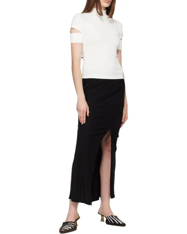 Helmut Lang Cut-out Sleeves Blouse