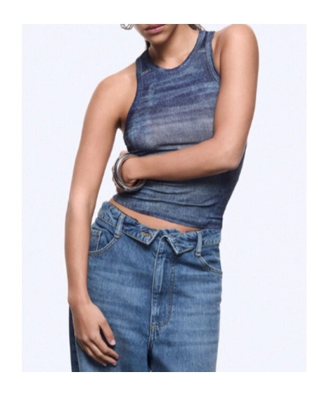 Liu Jo Denim-finish Top