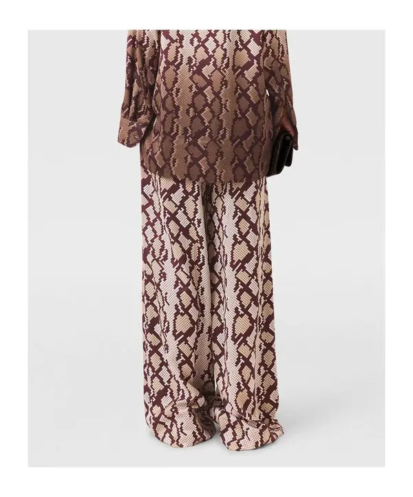 Stella McCartney Printed Oversized Drawtstring Trousers