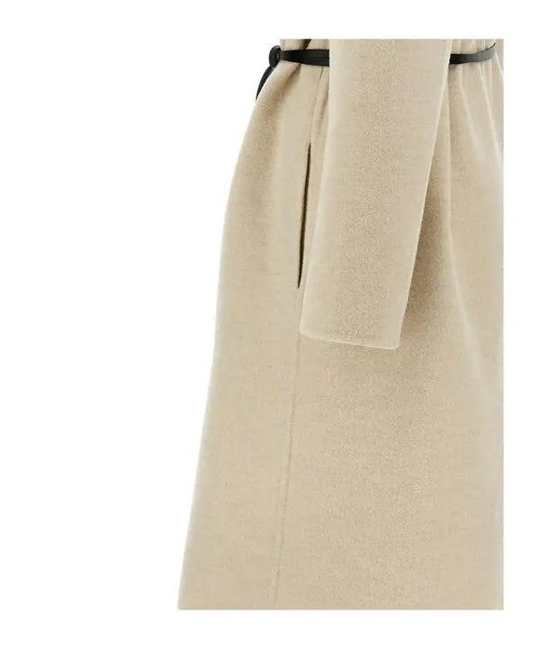 Fabiana Filippi Single-breasted Belted Coat