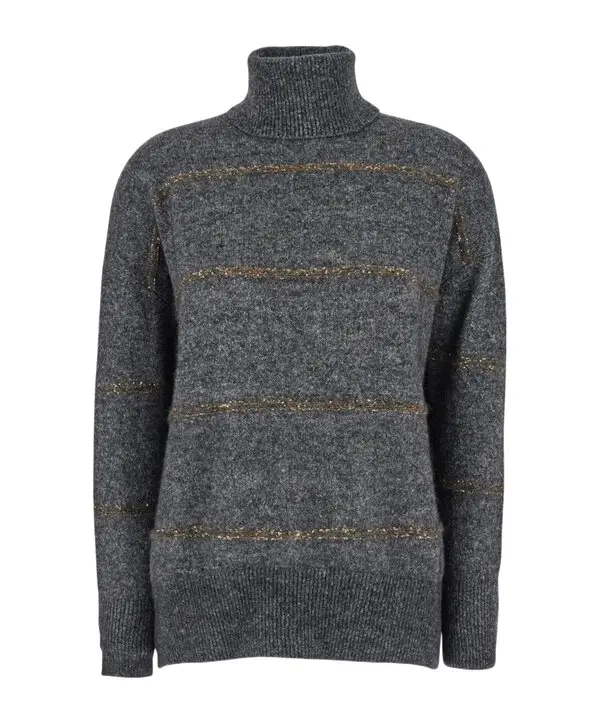 Brunello Cucinelli Oversized Turtleneck Knitted Jumper