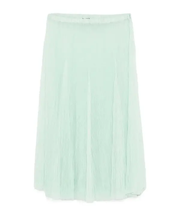 Fabiana Filippi Pleated Tulle Skirt - White