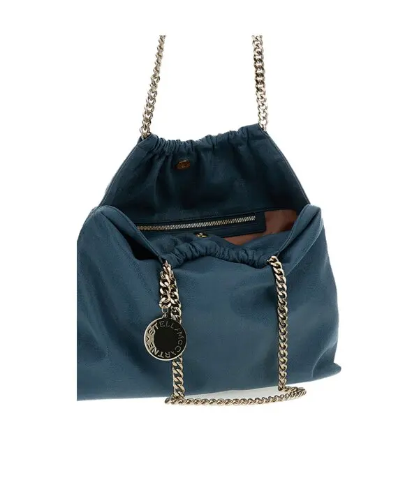 Stella McCartney Medium Falabella Drawstring Bag - Blue