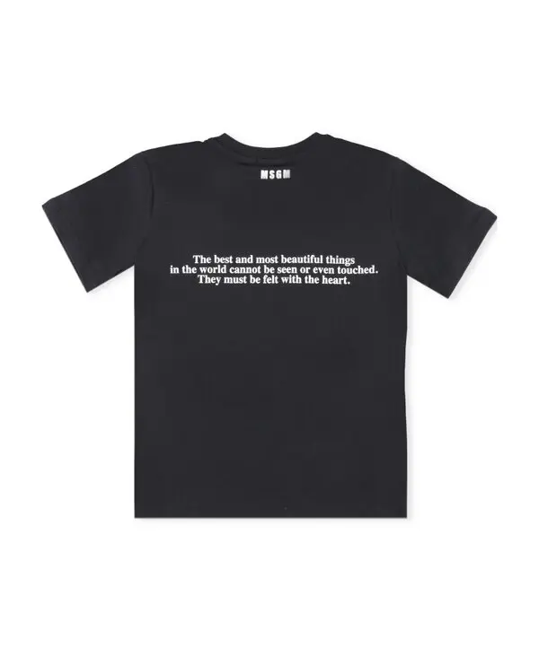 MSGM Embroidered-logo Cotton T-shirt