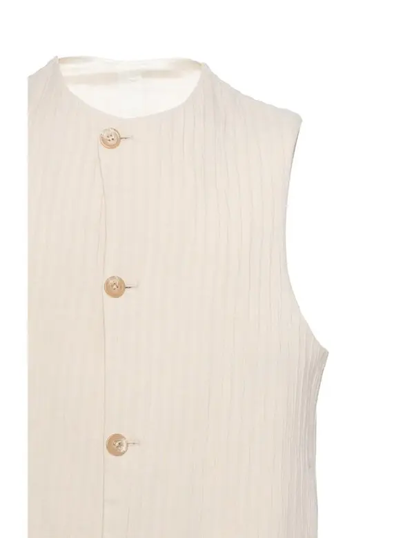 Emporio Armani Sleeveless Wrinkled Effect Gilet