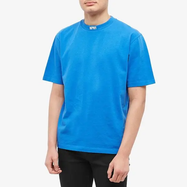 Heron Preston Logo Embroidered Crewneck T-shirt - Blue