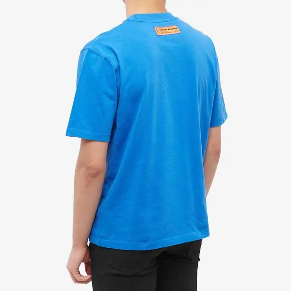 Heron Preston Logo Embroidered Crewneck T-shirt - Blue
