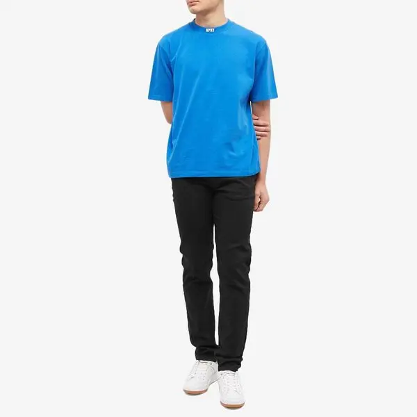 Heron Preston Logo Embroidered Crewneck T-shirt - Blue