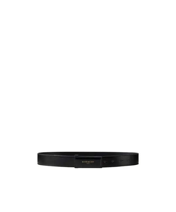 Givenchy Logo Patch Belt - Black