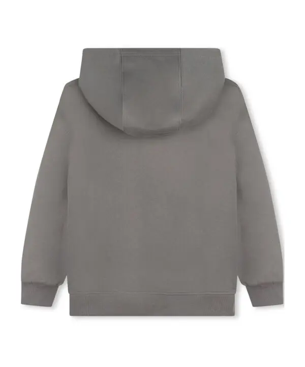 Dkny Logo Embroidered Full Zip Hoodie
