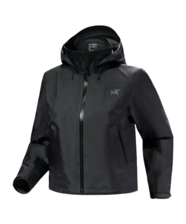 Arc'teryx Naya Cropped Gore-tex Shell Jacket - Black