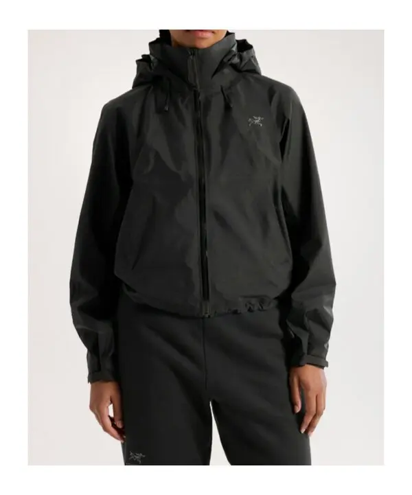 Arc'teryx Naya Cropped Gore-tex Shell Jacket - Black