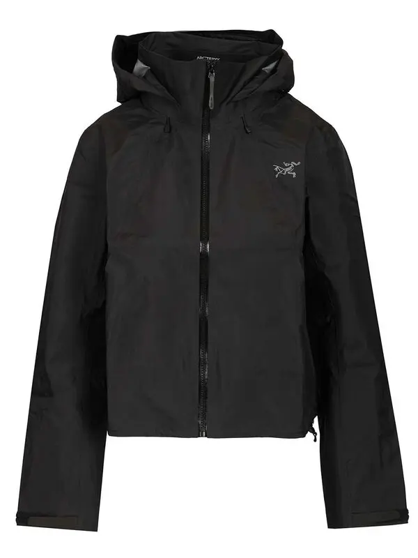 Arc'teryx Naya Cropped Gore-tex Shell Jacket - Black