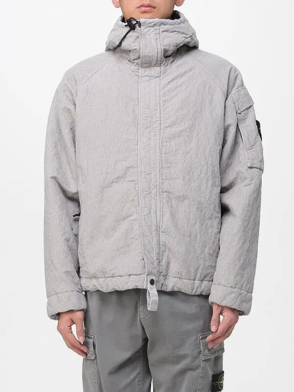 Stone Island Logo Patch Hooded Jacket
