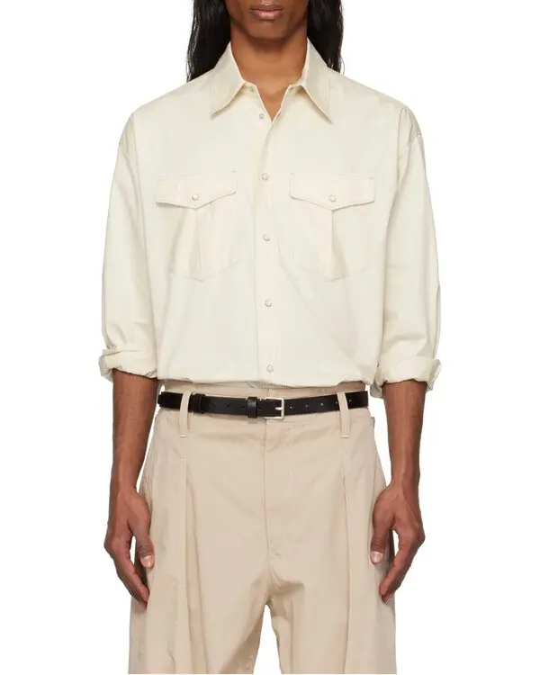 LEMAIRE Curved Hem Shirt