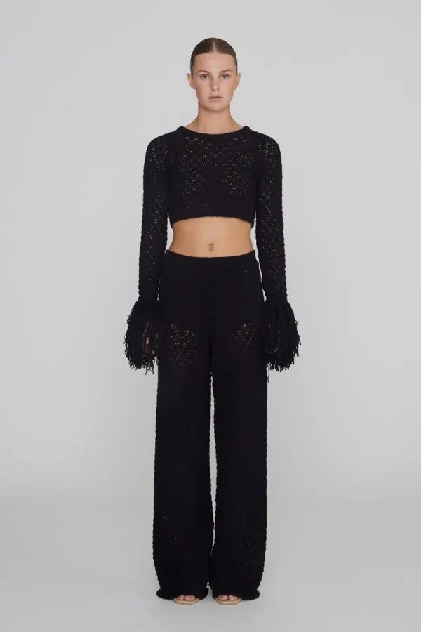 ROTATE BY BIRGER CHRISTENSEN Knitted Trousers
