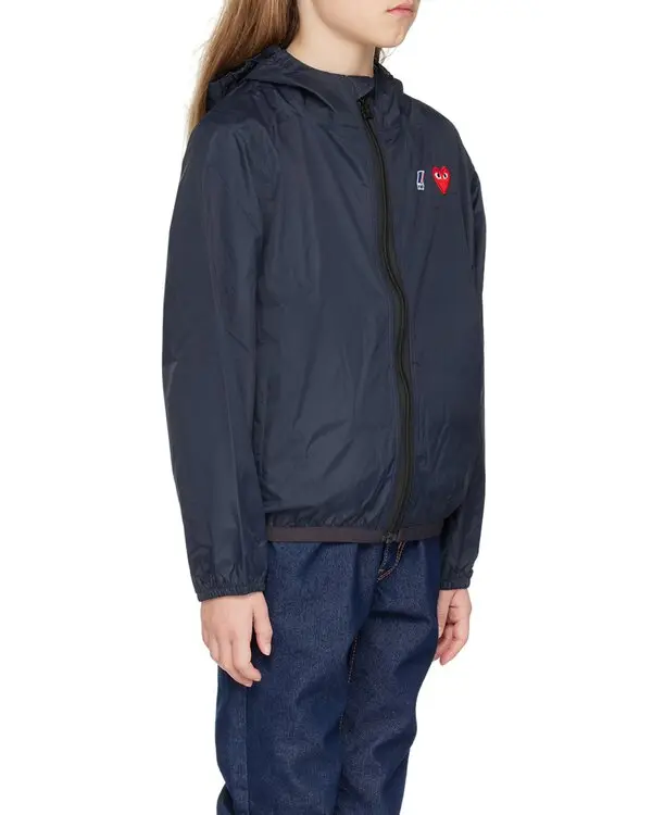 Play Comme Des Garcon X K-way Claude Hooded Rain Jacket