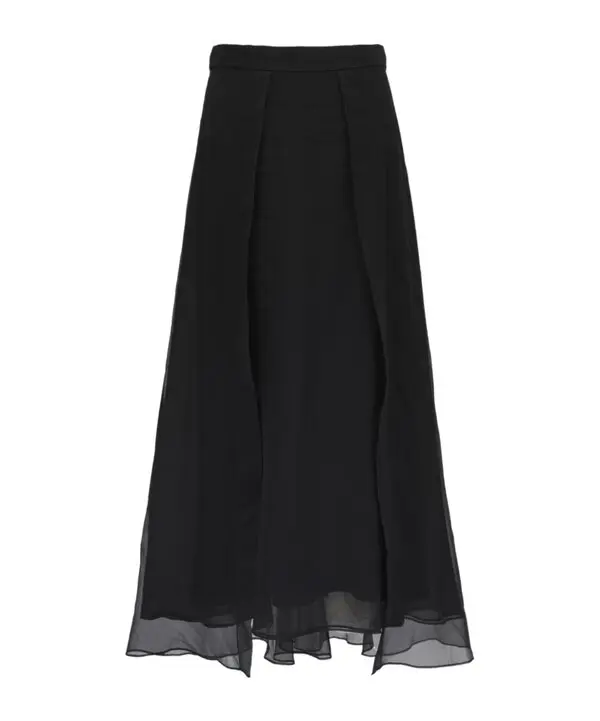Brunello Cucinelli Flared Midi Skirt