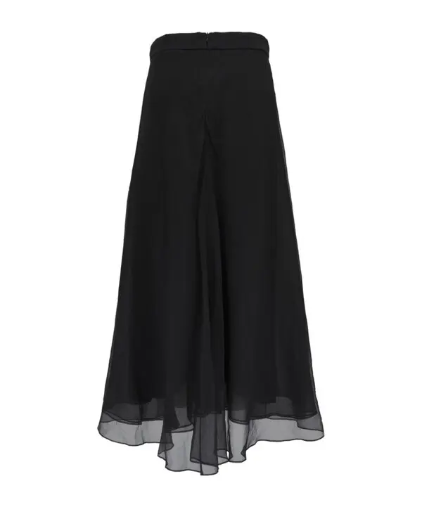 Brunello Cucinelli Flared Midi Skirt