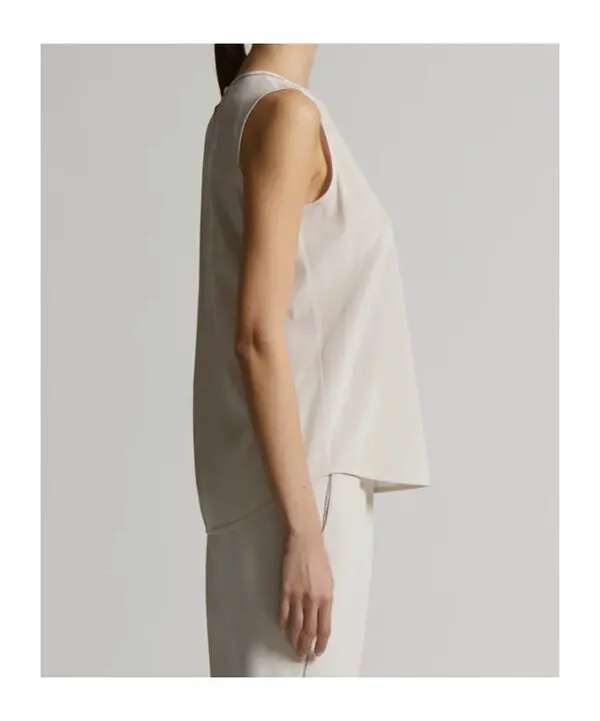 Peserico Embellished Sleeveless Top
