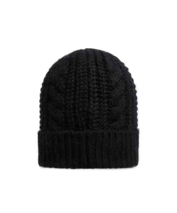 Moncler Logo Patch Knit Beanie