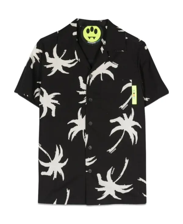 BARROW Palm Tree-print Shirt
