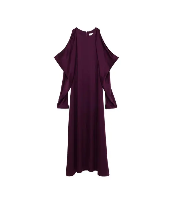 Simkhai Lovisa Cold-shoulder Midi Dress
