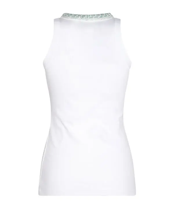 Fabiana Filippi Embellished Neck Tank Top