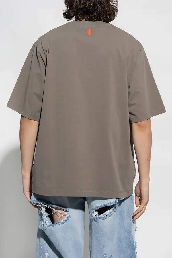 MARCELO BURLON COUNTY OF MILAN Feathers Detail T-shirt