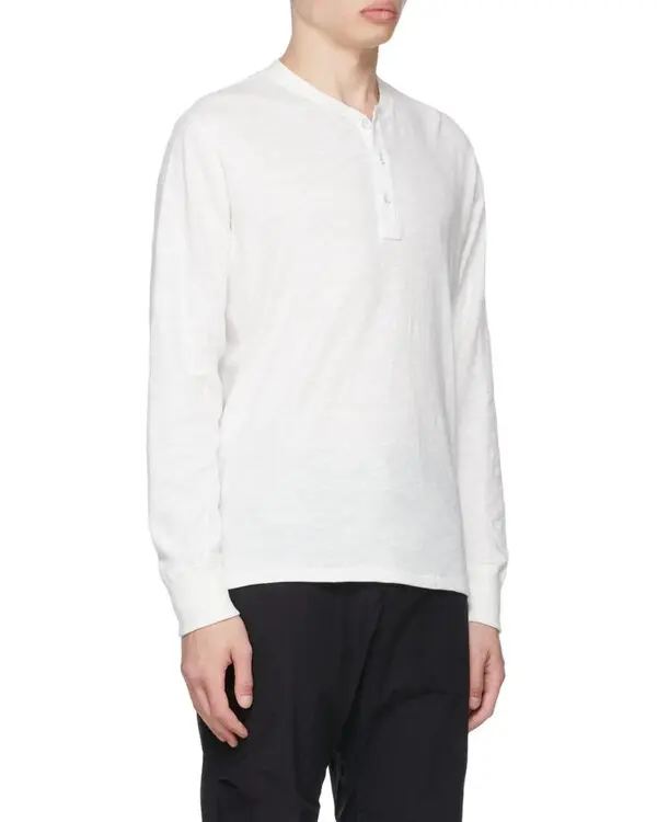 Rag & Bone Round Slit Collar Long-sleeved T-shirt